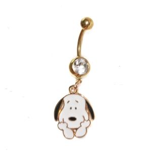 Peanuts | Jewelry | Snoopy Character Belly Ring | Poshmark